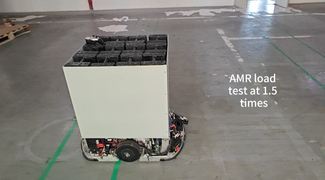 AMR Load Test at 1.5 Times – AGV Motor
