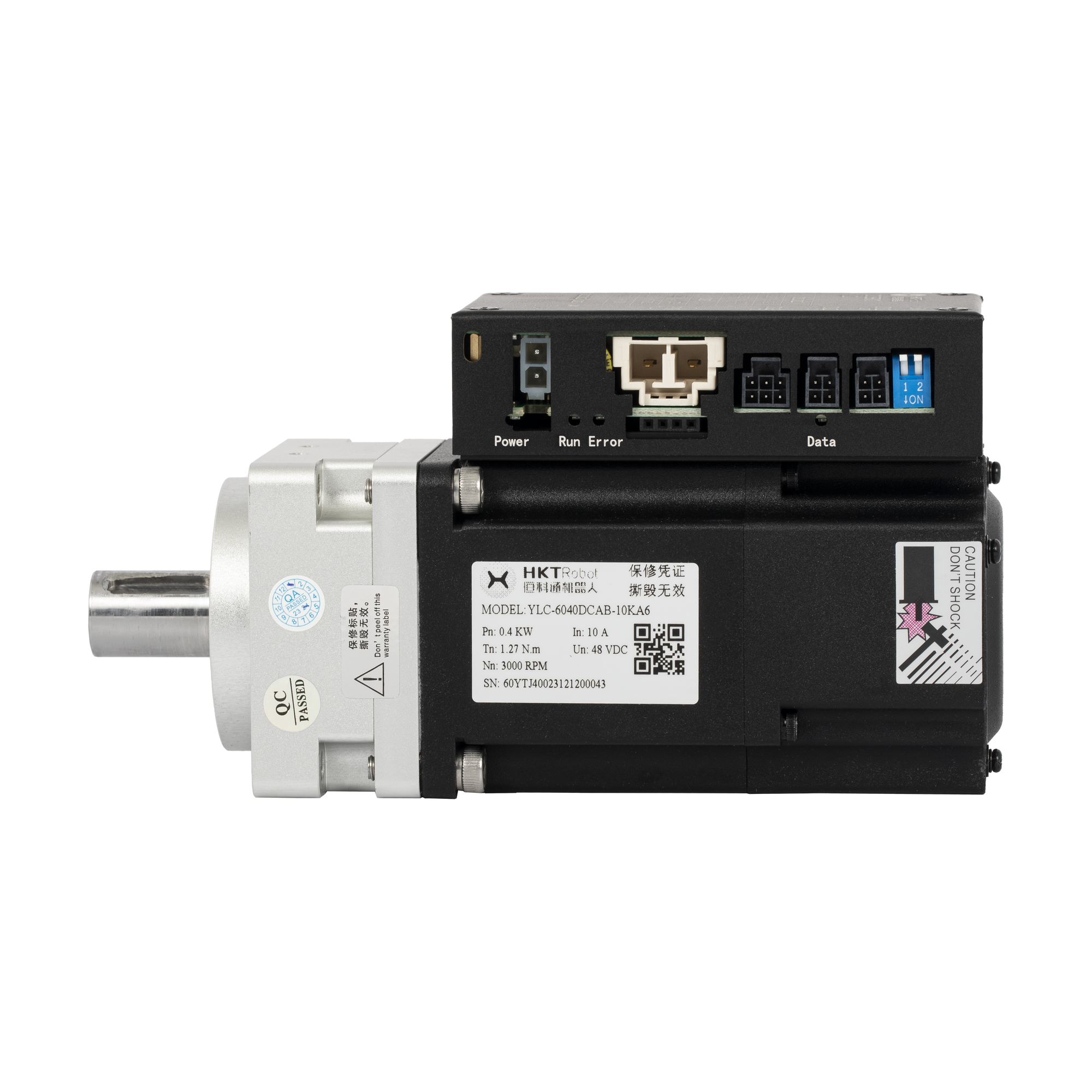 400W AMR Integrated Servo Motor with 1.27 N·m Torque & 10.5A Rated Cur ...