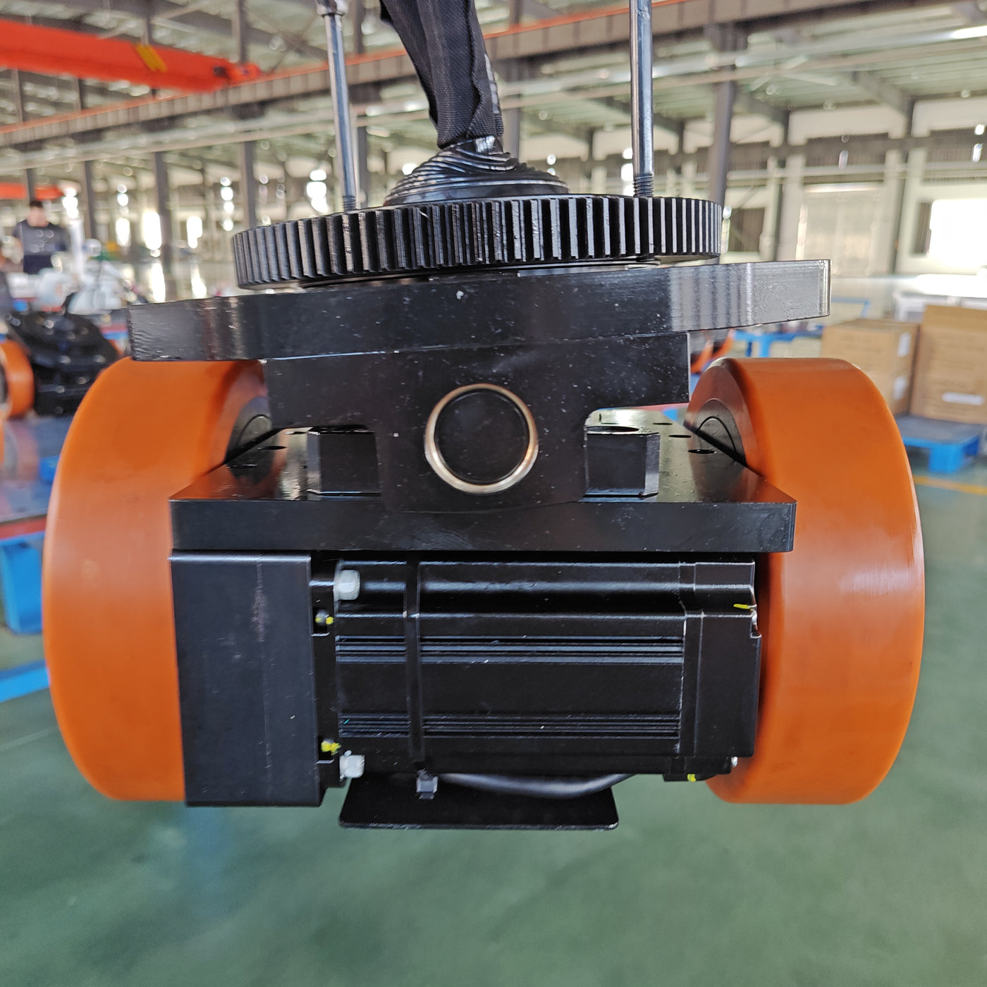 Four Way Integrated Differential AGV Motor Wheel for 750W Motors & Loa